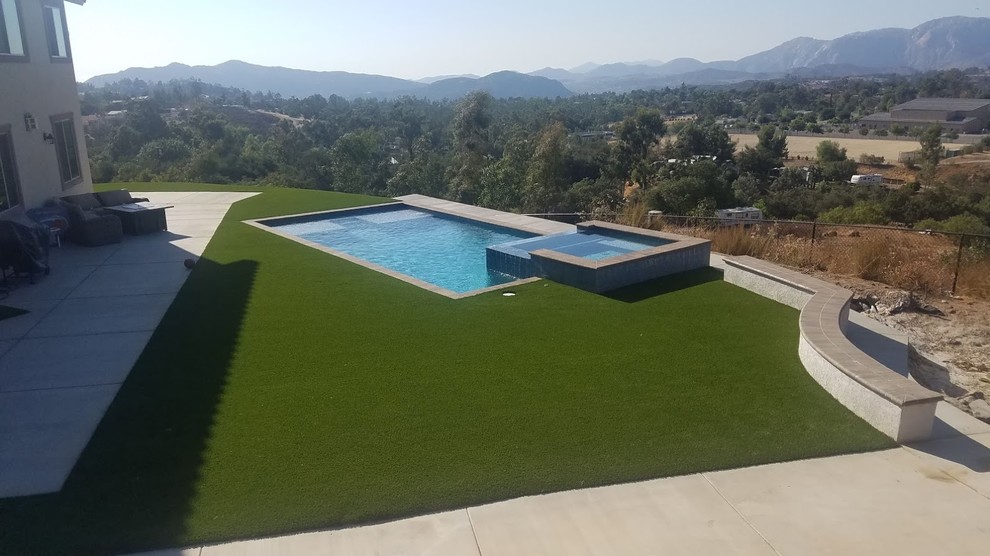 Alpine - Modern - Pool - San Diego - by Home Turf Synthetic Grass | Houzz