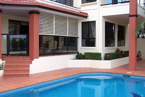 Aluminum Shutters - Modern - Pool - San Diego - by French Brothers ...