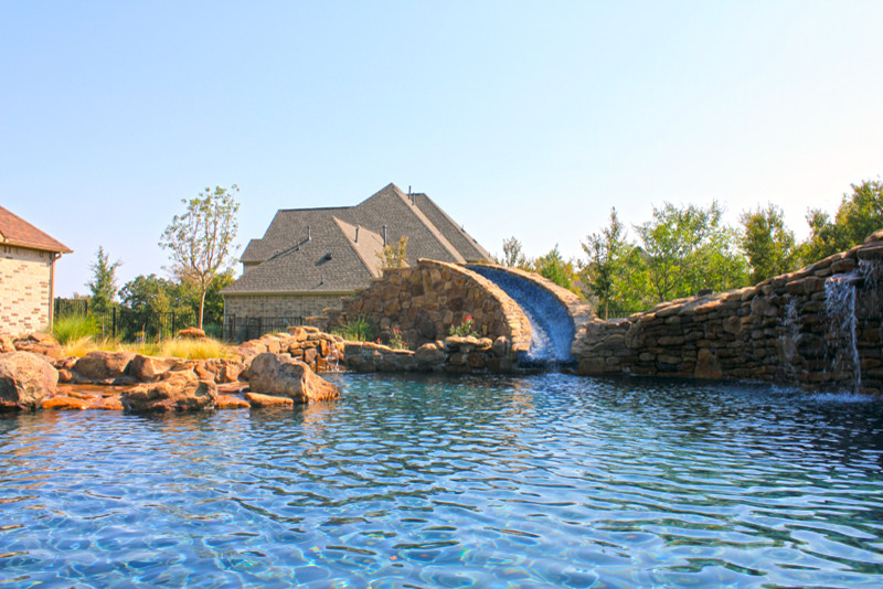 Aquarius - Custom Swimming Pool - Flower Mound, TX - Traditional - Pool ...
