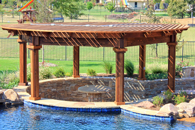 Aquarius - Custom Swimming Pool - Flower Mound, TX - Traditional - Pool ...
