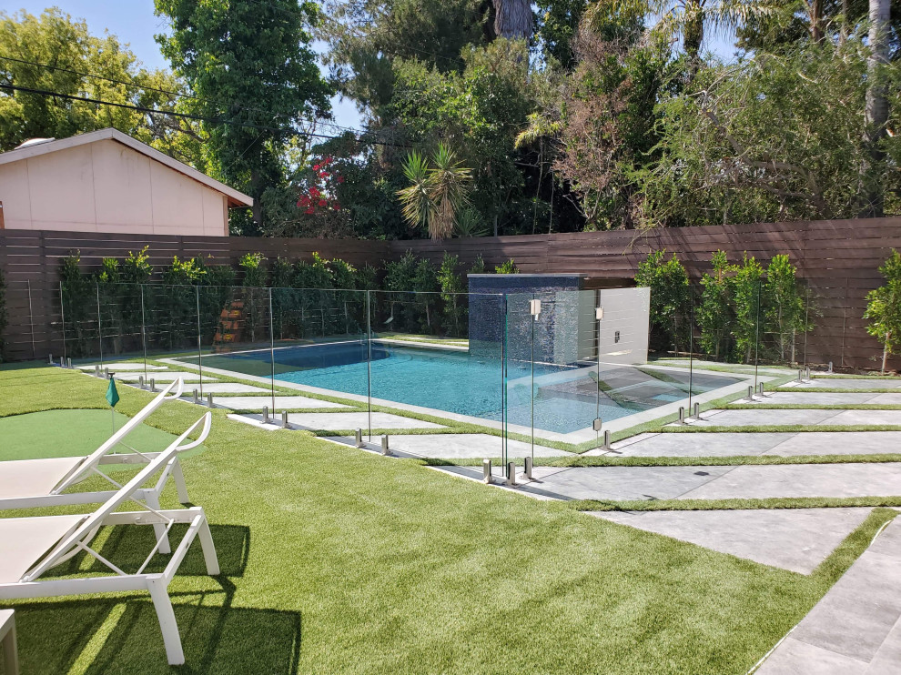 Aquaview Fencing - Modern - Pool - Los Angeles - by AquaView Fencing ...