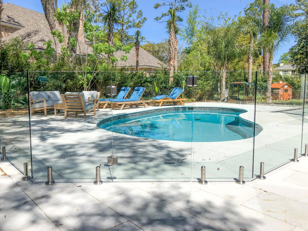 Aquaview Fencing - Modern - Pool - by AquaView Fencing - Serving North ...