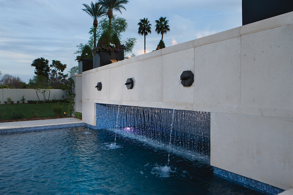 Arcadia One Pool | Spa | Grotto - Contemporary - Pool - Phoenix - by ...