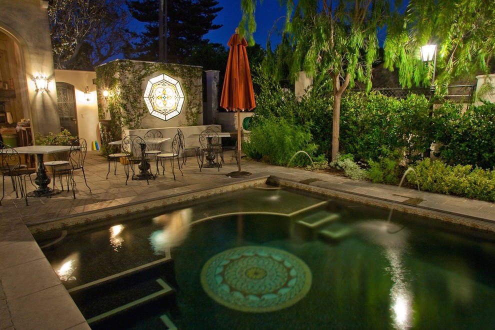 Argentinian Colonial Revival - Traditional - Pool - San Diego - by Kim ...
