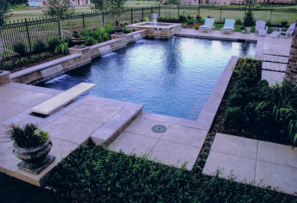 Argyle Tailored Treasure - Contemporary - Pool - Dallas - by Mike ...