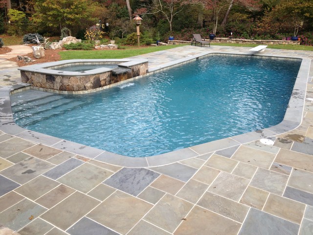 Atlanta Metro Custom Pool Renovations - Blue Granite PebbleSheen ...