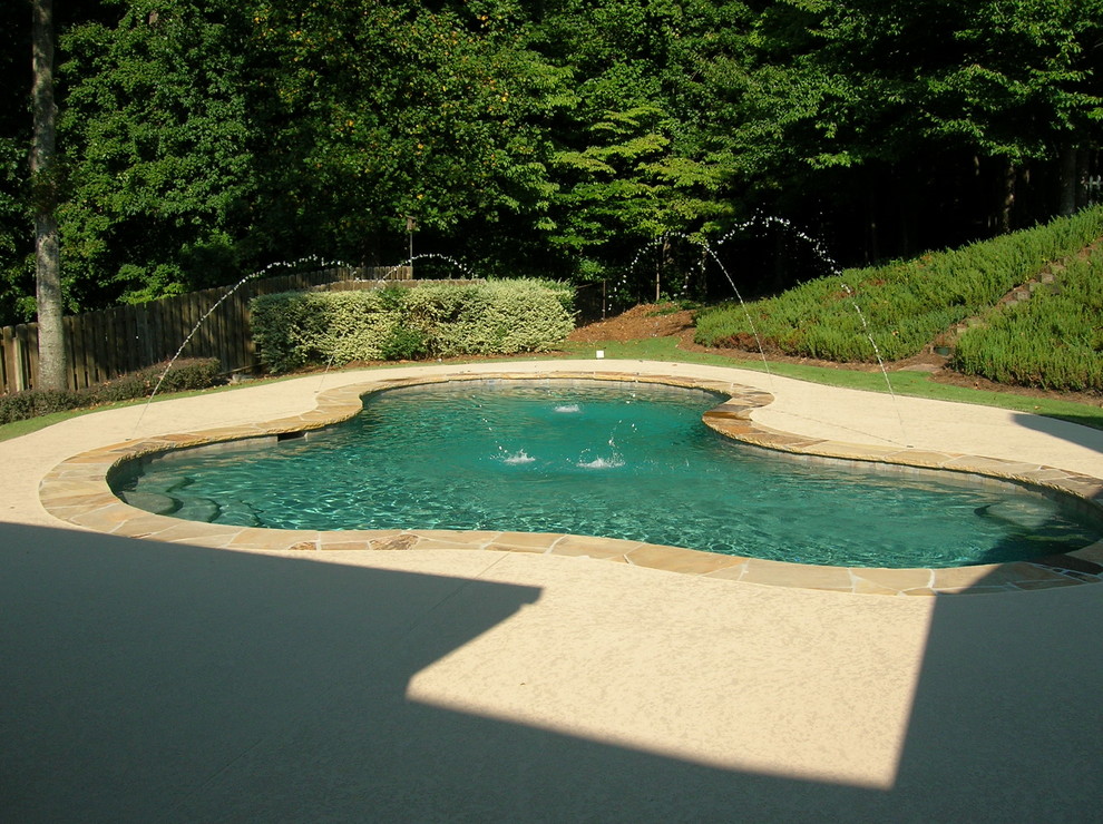 Atlanta Metro Custom Pool Renovations - Caribbean Blue PebbleTec ...