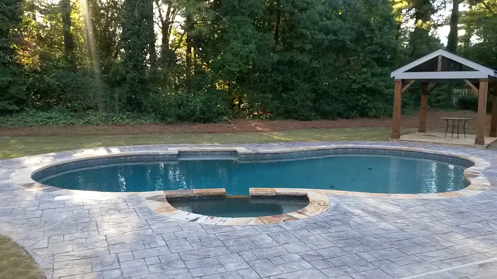 Atlanta Metro Custom Pool Renovations - Caribbean Blue PebbleTec ...