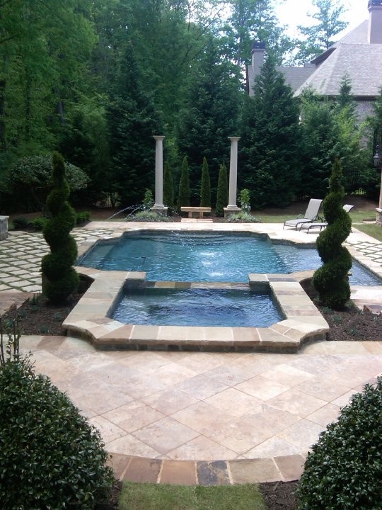 Atlanta Pools Client - Traditional - Pool - Atlanta - by Ginkgo Designs ...
