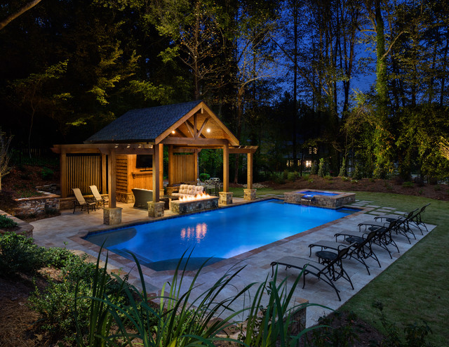 Atlanta Swimming Pool and Cabana - Traditional - Pool - Atlanta - by ...