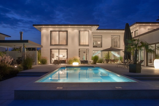 Schwimmbad Bei Nacht Der Pool Bei Nacht | Endlich Schalte Die