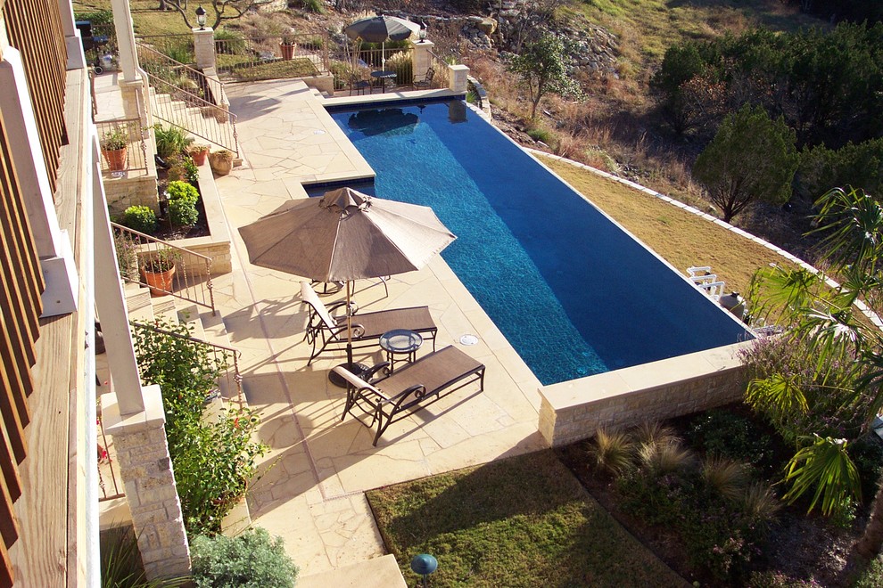 Austin Rectangular - Contemporary - Pool - Austin - by Da Vinci Pools ...