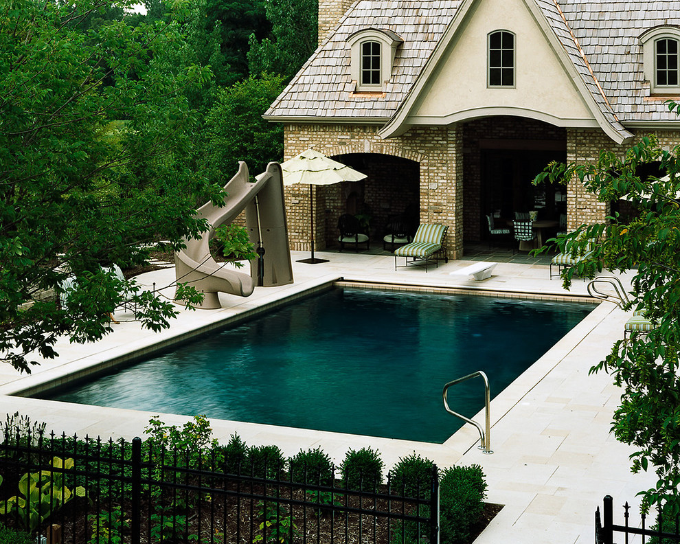 Auto Cover Pool and Spa in St. Charles - Traditional - Pool - Chicago ...