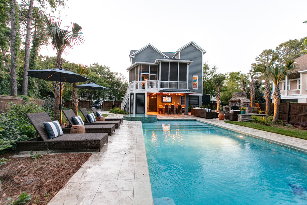 Back Bay Village - Contemporary - Pool - Charleston - by Josh Atkinson ...
