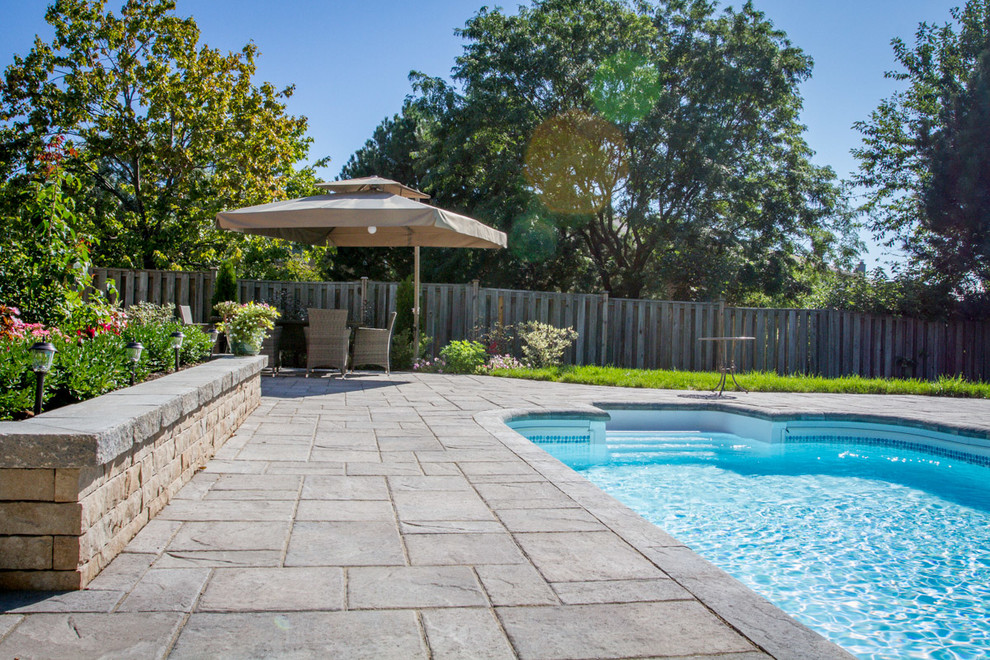 Backyard landscaping in Thornhill - Contemporary - Pool - Toronto - by ...