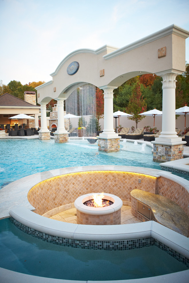 Backyard Luxury Resort - Traditional - Pool - Grand Rapids - by ...