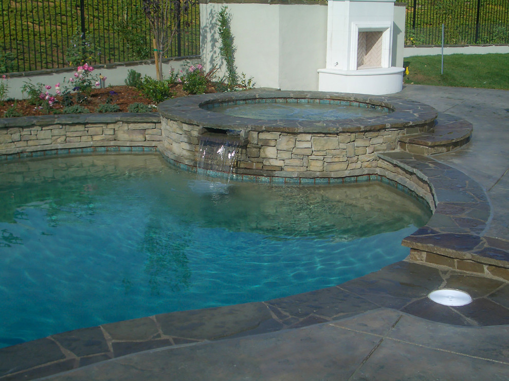 Backyard Oasis | Freeform Pool - Contemporary - Pool - Los Angeles - by ...
