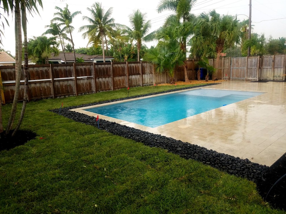 Backyard Paradise - Contemporary - Pool - Miami - by User | Houzz