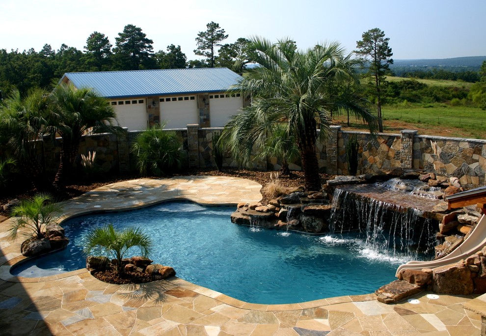 Backyard Paradise - Modern - Pool - Other - by BURTON POOLS & SPAS | Houzz