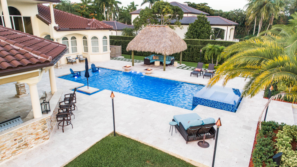 Backyard Paradise in Southwest Ranches - Pool - Miami - by Van Kirk ...