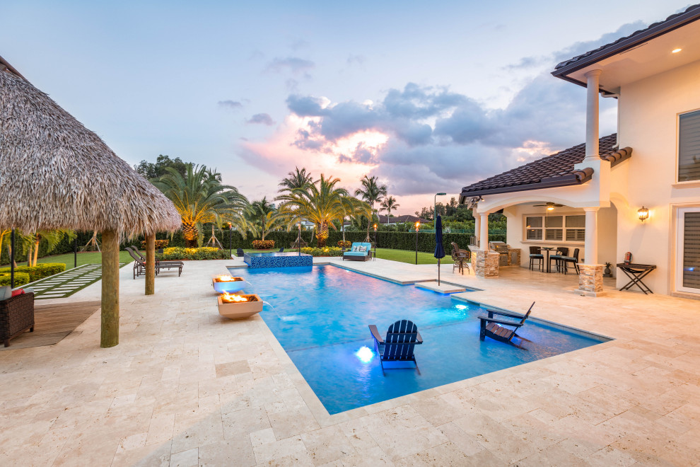Backyard Paradise in Southwest Ranches - Pool - Miami - by Van Kirk ...