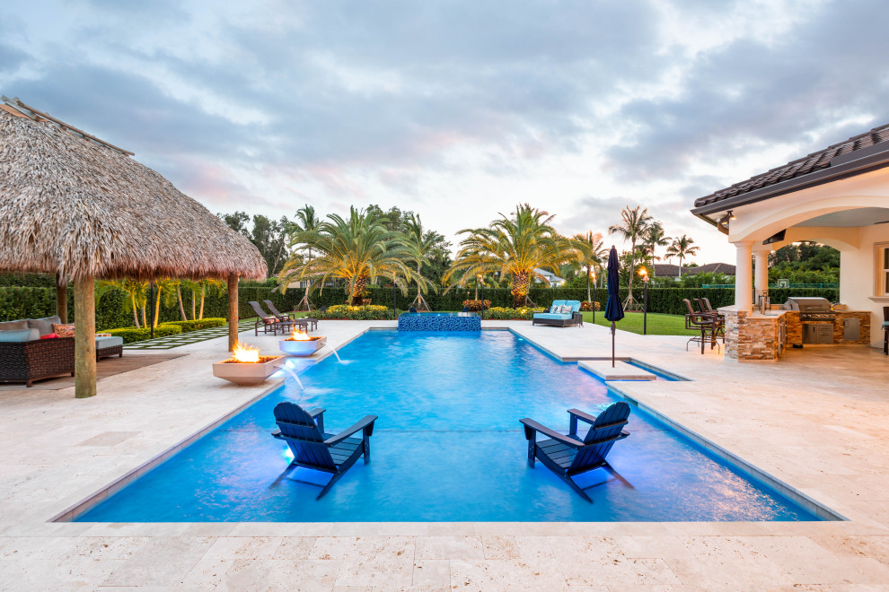 Backyard Paradise in Southwest Ranches - Pool - Miami - by Van Kirk ...