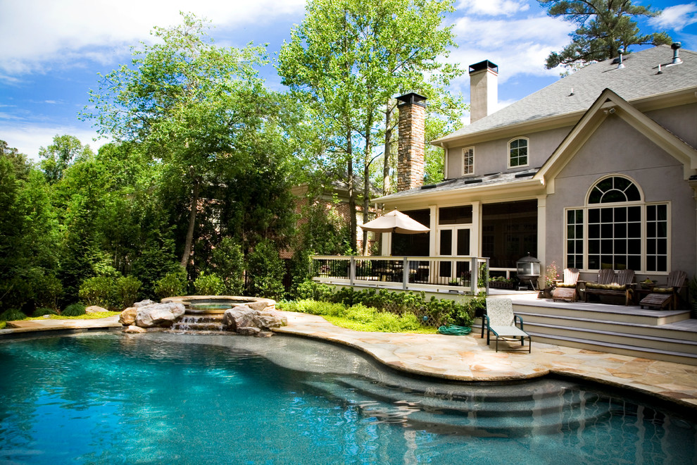 Backyard Retreat - Traditional - Pool - Atlanta - by Ed Castro ...