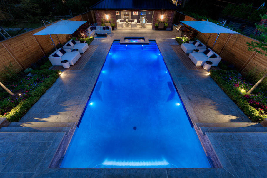 Backyard with Everything - Contemporary - Pool - Toronto - by Betz ...