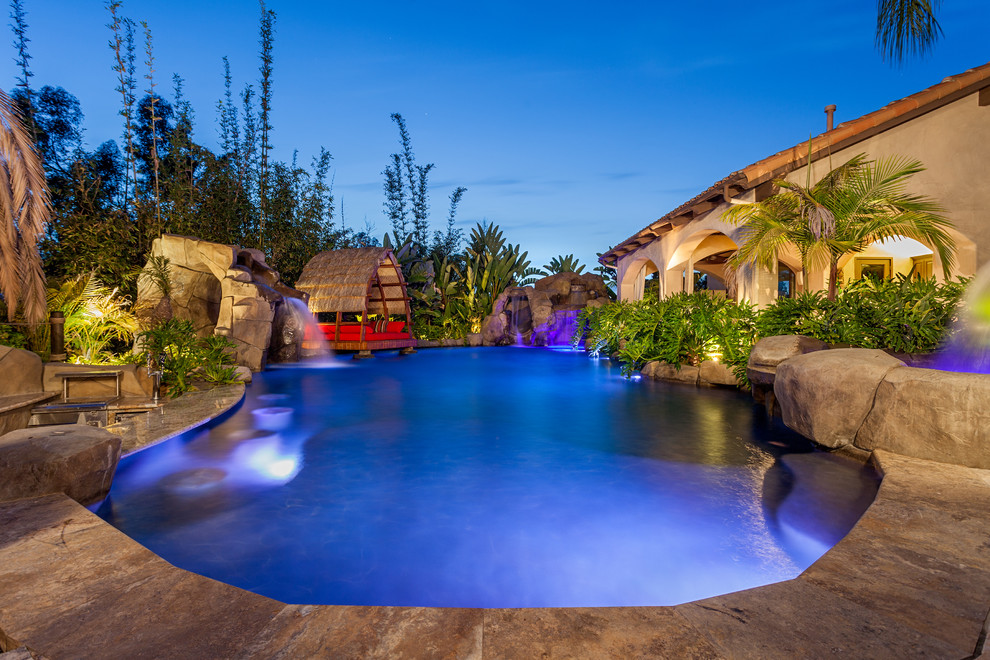 Bali Style - Tropical - Pool - San Diego - by Distinguished Pools | Houzz