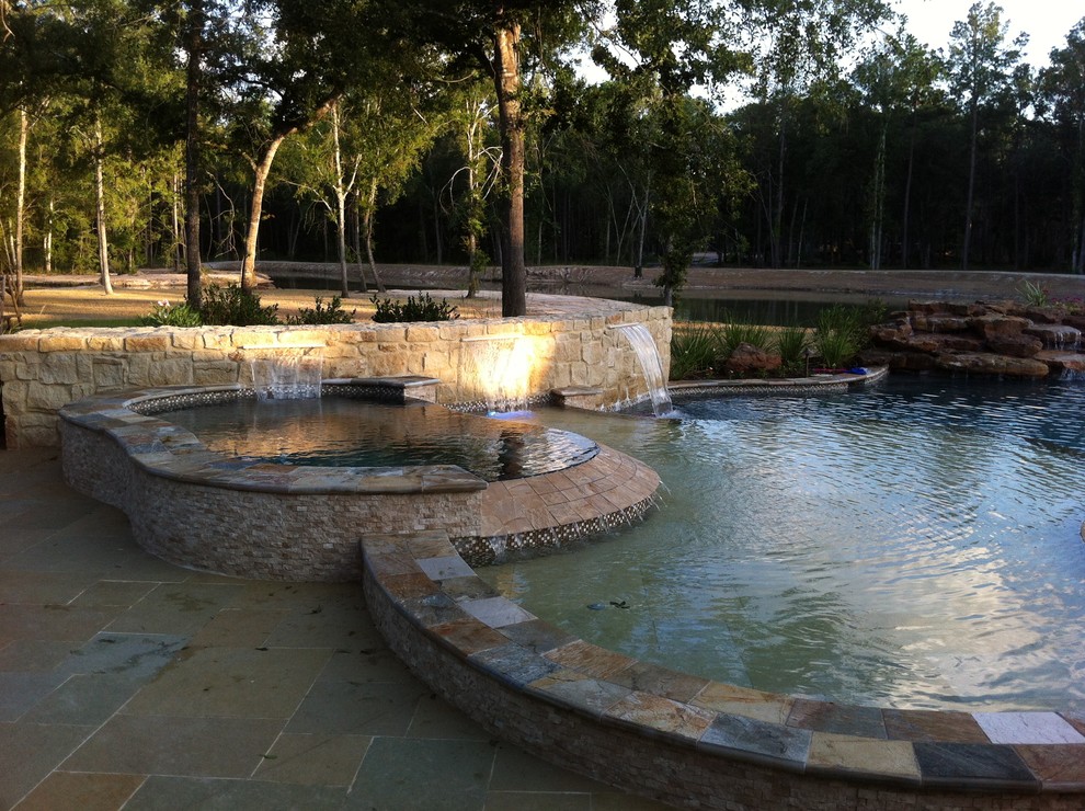 Bankston - Tropical - Pool - Houston - by Omega Pools, LLC 281-330-6771 ...