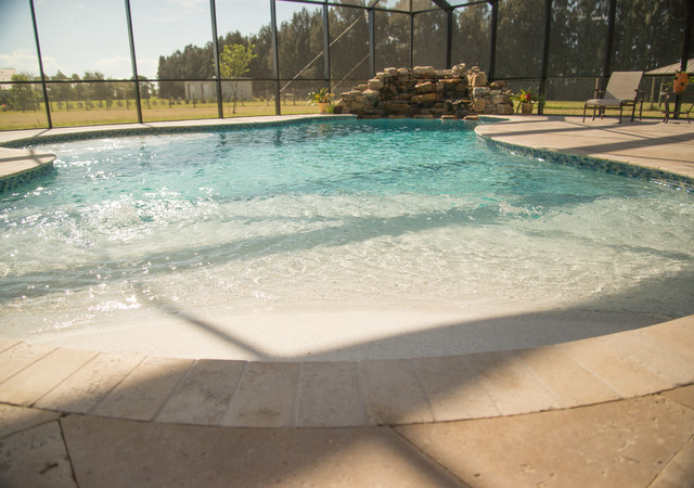 Beach Entry Pool Designs