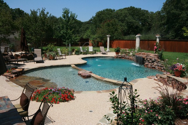 Beach Entry Pools - Coastal - Swimming Pool & Hot Tub - Dallas - by ...