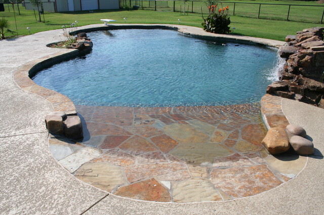 Zero Entry Pool Houzz The Pros And Cons Of A Zero Entry Pool
