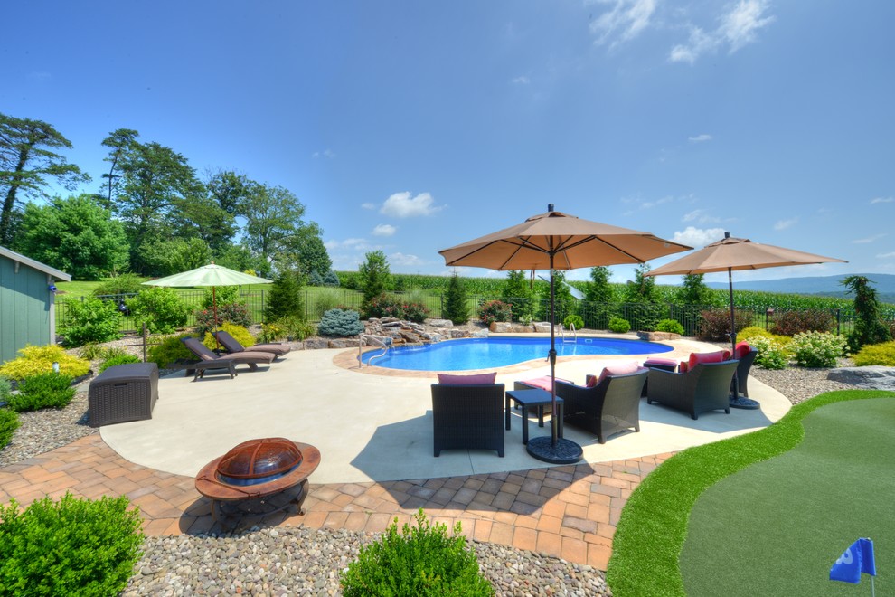 Beautiful Backyard - Traditional - Pool - Philadelphia - by Goodall ...