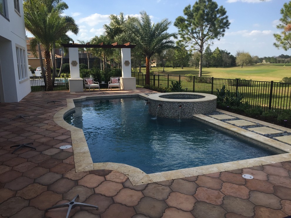 Beautiful Backyard Pool - Rustic - Pool - Los Angeles - by ARTO | Houzz