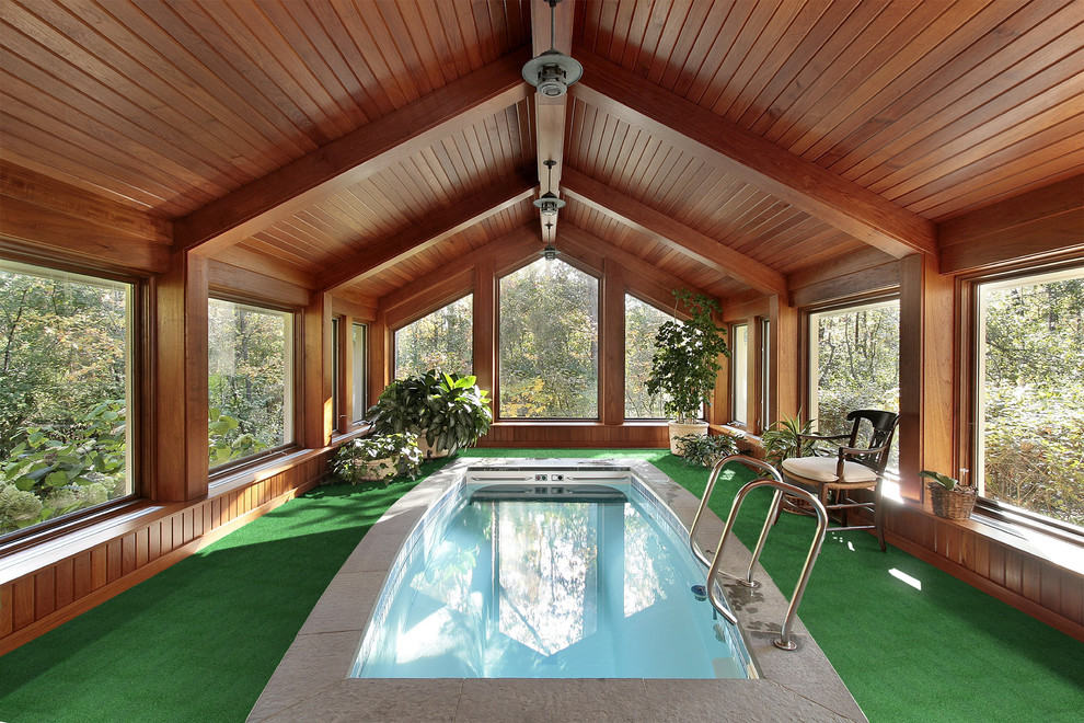 Beautiful Indoor Pool - Modern - Pool - Other - by Beaulieu Group, LLC ...