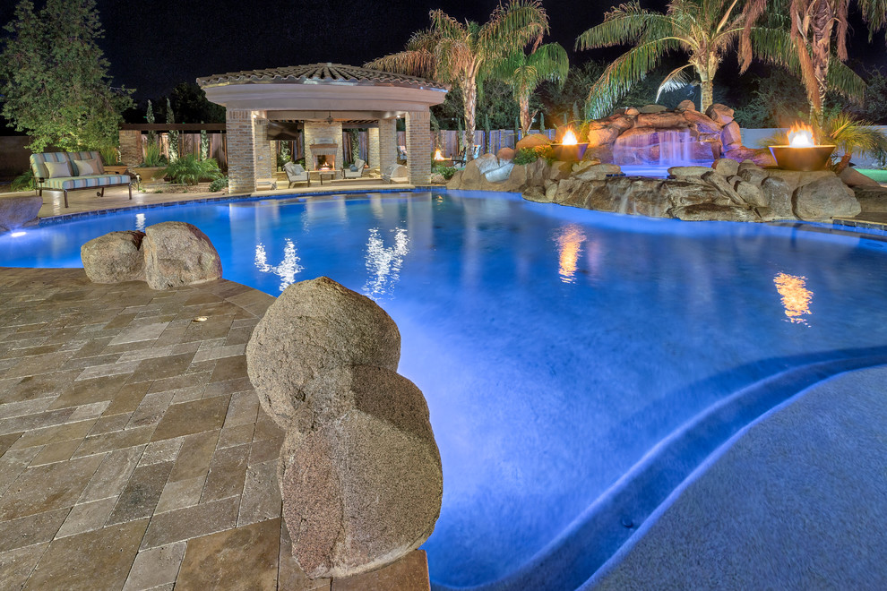 Beautiful Mesa, Arizona Backyard - Mediterranean - Pool - Phoenix - by ...