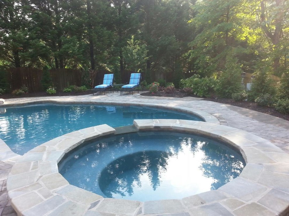 Beautiful Stone Pool - Traditional - Pool - Richmond - by Carville ...