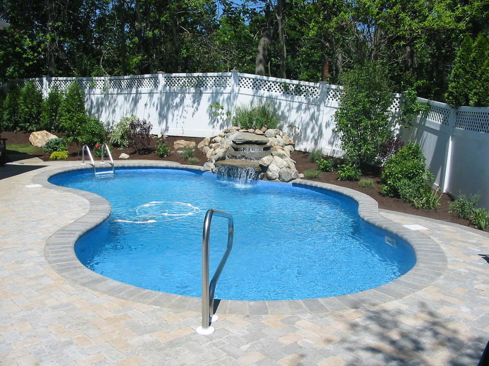 Beautiful Vinyl Pool Projects - Traditional - Pool - New York - by Lang ...