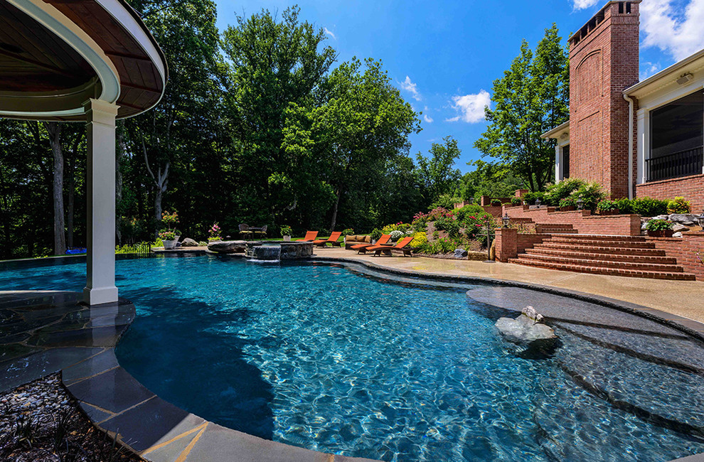 Bel Air, MD - Traditional - Pool - Baltimore - by Lothorian Pools | Houzz