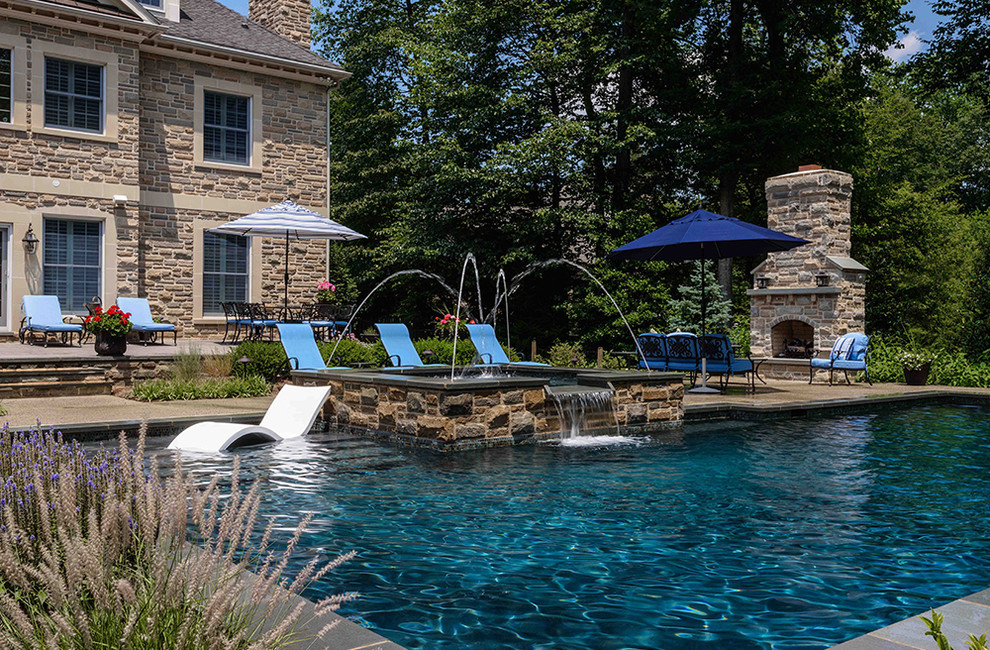 Bel Air, MD - Traditional - Pool - Baltimore - by Lothorian Pools | Houzz