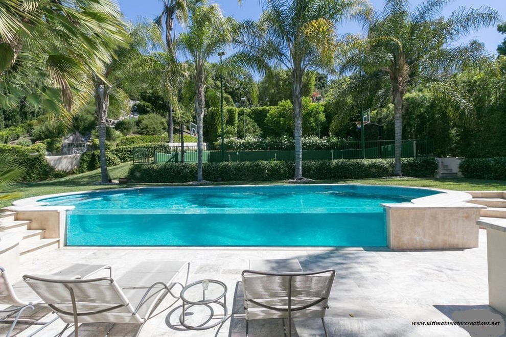 Bel Air Tile Swimming Pool with Acrylic Wall to see into pool ...