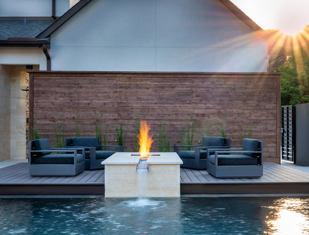 Bellaire, Texas custom luxury pool - Contemporary - Pool - Houston - by ...