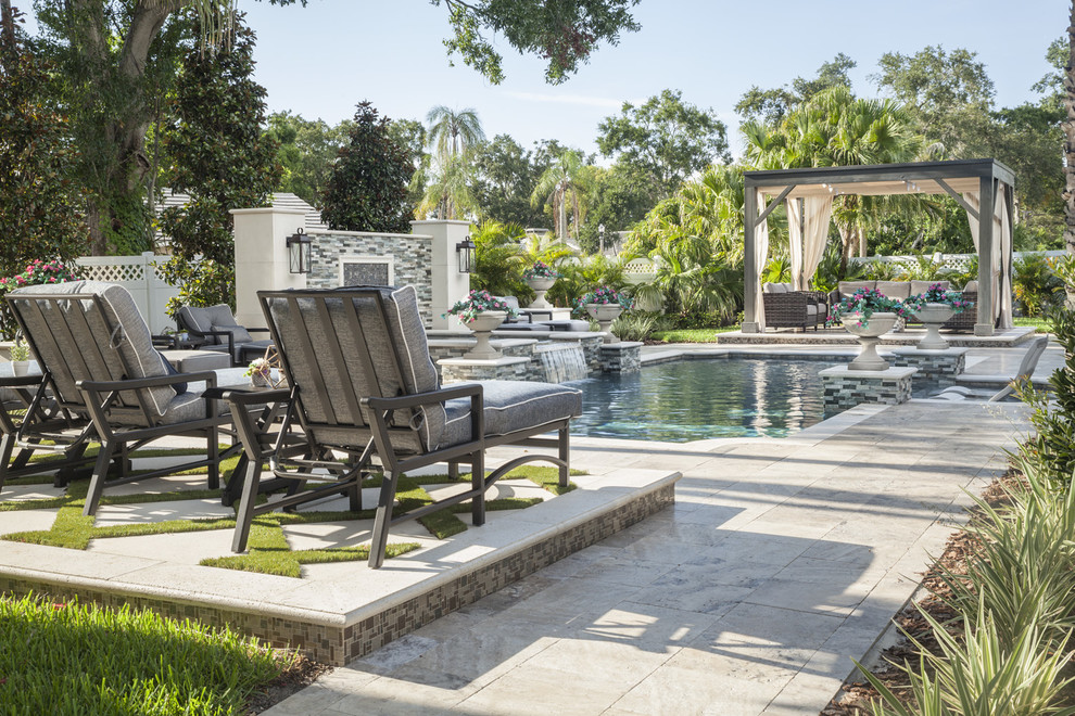 Belleair - Traditional - Pool - Tampa - by Ryan Hughes Design | Houzz