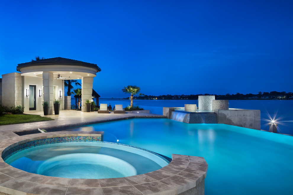 Bentwater Lakehouse - Contemporary - Pool - Houston - by JAUREGUI ...