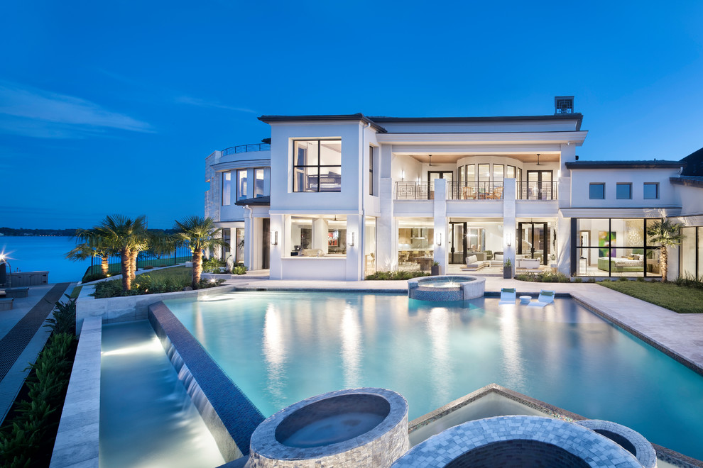 Bentwater Lakehouse - Contemporary - Pool - Houston - by JAUREGUI ...