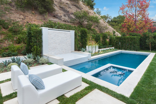 Beverly Hills Luxury Living - Contemporain - Piscine - Los Angeles ...