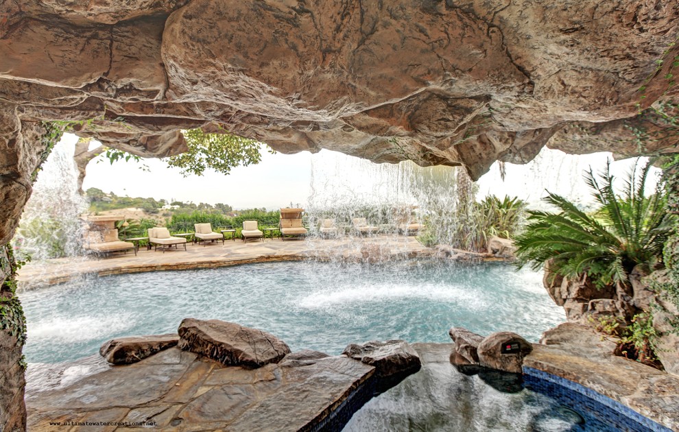 Beverly Hills - Naturalistic Pool - Tropical - Pool - Los Angeles - by ...