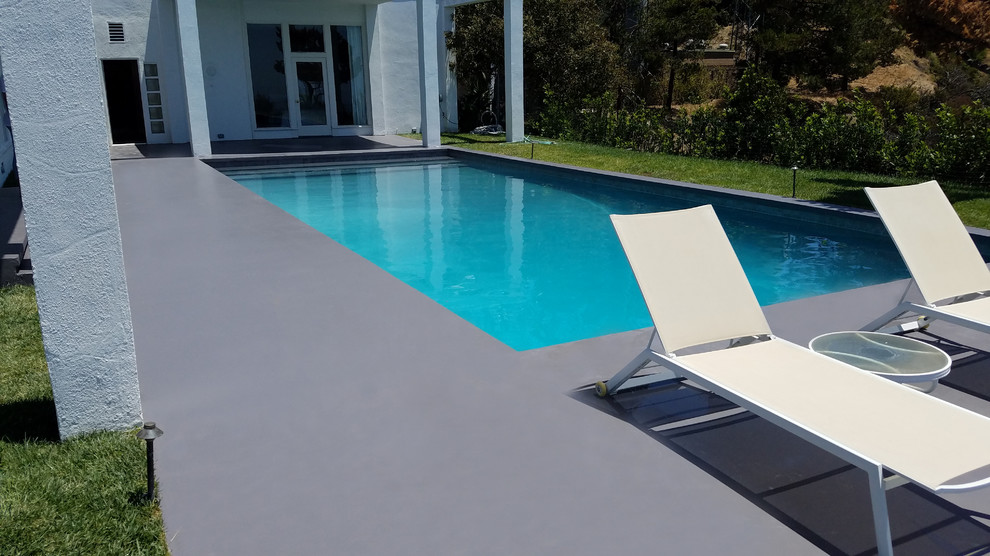 Beverly Hills - Pool Remodel - Modern - Pool - Los Angeles - by LUSH ...
