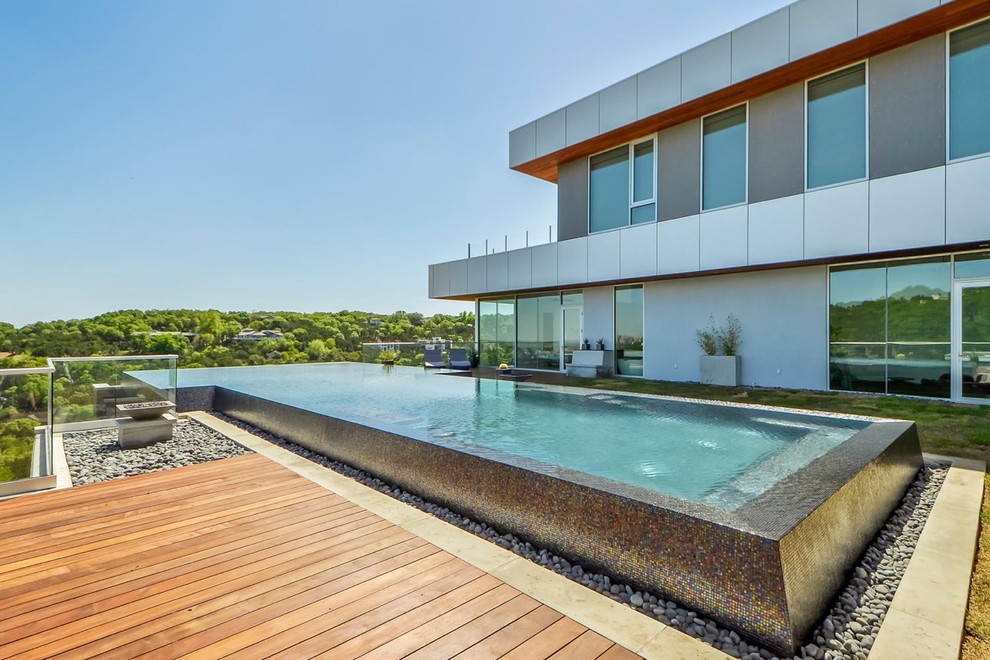 Black pool - Contemporary - Pool - Austin - by Kolorines USA | Houzz